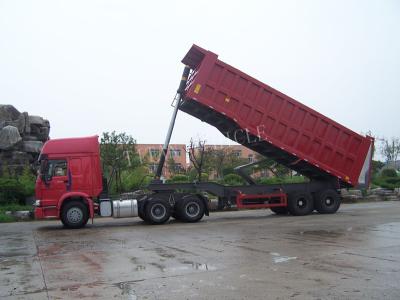 China TITAN  VEHICLE 2 axles 30 ton tipper semi trailer for sale for sale