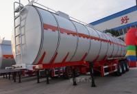 China What is the price for 3 axle aluminum  liquid tanker trailer truck for sale
