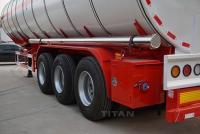 China What is the price for 3 axle aluminum  liquid tanker trailer truck for sale