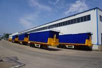 China TITAN VEHICLE tipping semi trailers 3 axles with 40 ton tipper truck for sale