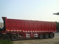 China TITAN VEHICLE 40 ton container tipper trailer with 3 axles for sale for sale
