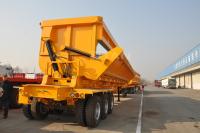 China TITAN VEHICLE tipping semi trailers 3 axles with 40 ton tipper truck for sale