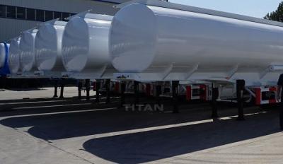 China TITAN 3 axle oil semi trailer tankers with 40,000 Liter capacity for sale for sale