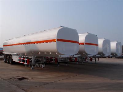 China TITAN VEHICLE 50000 liters carbon steel oil tanker trailer with tri-axle for sale for sale