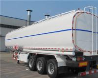China TITAN VEHICLE 50000 liters carbon steel oil tanker trailer with tri-axle for sale for sale