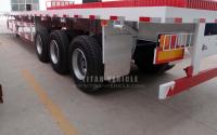China What is the price on your TITAN 3 axle 40T/60T shipping container transport flatbed semi trailer？ for sale