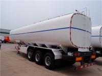 China TITAN best quality stainless steel 3 axle chemical transport tanker trailer for sale for sale