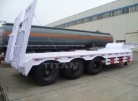 China TITAN VEHICLE 3 axle 50t to 100t low bed trailer dimensions in india for sale