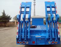 China TITAN VEHICLE widely used low bed trailer 4 axle heavy duty low loader for sale for sale