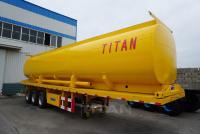 China 3 axle 42000 liters carbon steel diesel fuel tank semi trailer  for sale for sale