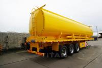 China 3 axle 42000 liters carbon steel diesel fuel tank semi trailer  for sale for sale