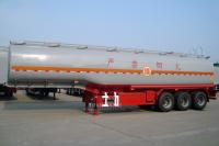 China steel 42000 liters fuel oil tanker trailer with tri axle for sale for sale