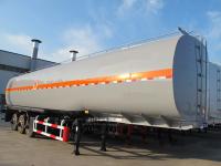 China steel 42000 liters fuel oil tanker trailer with tri axle for sale for sale