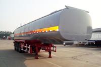 China steel 42000 liters fuel oil tanker trailer with tri axle for sale for sale
