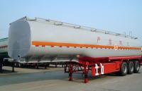 China steel 42000 liters fuel oil tanker trailer with tri axle for sale for sale