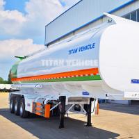China TITAN 3 Axle 42000 liters Diesel Water Oil Fuel Tanker Trailer for Sale in DR Congo for sale