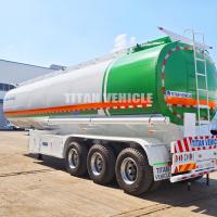China TITAN 3 Axle 42000 liters Diesel Water Oil Fuel Tanker Trailer for Sale in DR Congo for sale