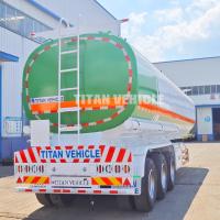China TITAN 3 Axle 42000 liters Diesel Water Oil Fuel Tanker Trailer for Sale in DR Congo for sale