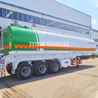China TITAN 3 Axle 42000 liters Diesel Water Oil Fuel Tanker Trailer for Sale in DR Congo for sale