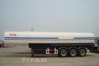 China 54000 liters of fuel semi trailer with carbon steel tank four company compartment tank trailer for sale for sale