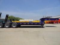 China Low Bed Trailer for the transport of 75 ton and 45 ton machines foe sale for sale