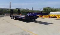 China Low Bed Trailer for the transport of 75 ton and 45 ton machines foe sale for sale