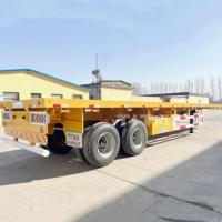 China TITAN 2 Axle 40 Ft Titan Flatbed Trailers for Sale for sale