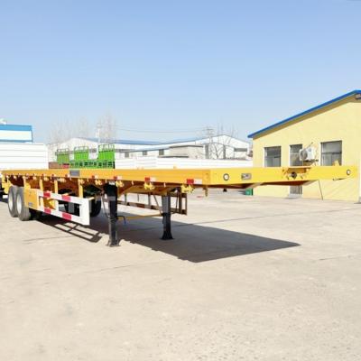 China TITAN 2 Axle 40 Ft Titan Flatbed Trailers for Sale for sale
