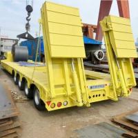 China TITAN 4 Line 8 Axle Semi Low Loader Trailer for Sale for sale