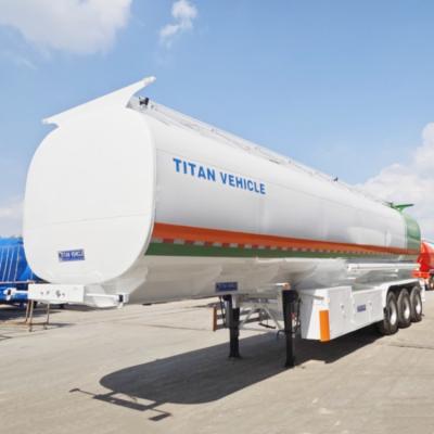 China TITAN 45CBM Tri Axle New Fuel Tanker Trailer for Sale for sale