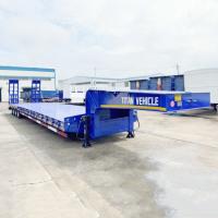 China TITAN 4 Axle 40 Ft Semi Low Bed Trailer for Sale for sale