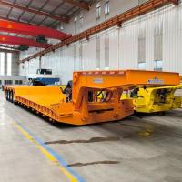 China TITAN 100 Tons Removable Gooseneck Trailer for Sale | Removable Gooseneck Lowboy Trailer for sale