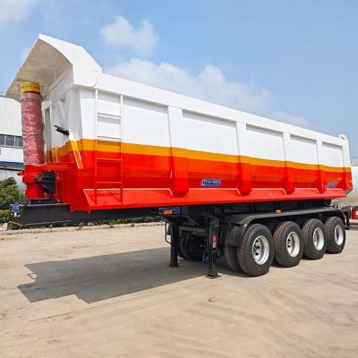 China TITAN 4 Axle Hydraulic Tipper Trailer | Tipper Semi Trailer for Sale Near Me for sale