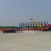 China Extendable Telescopic Blade Semi Trailer for Windmill Turbine Blade Transportation for sale
