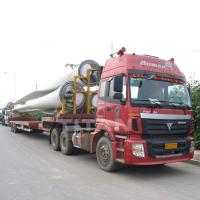 China Extendable Telescopic Blade Semi Trailer for Windmill Turbine Blade Transportation for sale