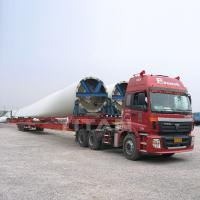 China Extendable Telescopic Blade Semi Trailer for Windmill Turbine Blade Transportation for sale