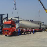 China Extendable Telescopic Blade Semi Trailer for Windmill Turbine Blade Transportation for sale