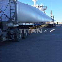 China 56m Wind Blade Trailer TITAN Wind Turbine Blade Trailer for Windmill Turbine Blade Transport for sale