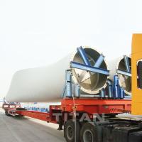 China 48m Wind Blade Carrier Trailer TITAN high quality 48m wind blade carrier trailer for sale for sale