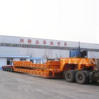 China multi axles lowboy equipment trailer lowboy trailer deck length lowboy trailer wheels for sale for sale