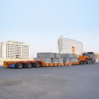 China multi axles lowboy equipment trailer lowboy trailer deck length lowboy trailer wheels for sale for sale