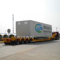 China multi axles lowboy equipment trailer lowboy trailer deck length lowboy trailer wheels for sale for sale