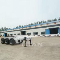 China Super Interlink Skeleton Chassis Trailer high quality trailer for sale titan high quality for sale