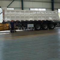 China TITAN 40 cubic meter tipper trailer tipper trailer rear dump trailer for sale for sale