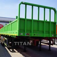 China TITAN side wall semi trailer 3 axle cargo trailers 40ft container side loader for sale for sale