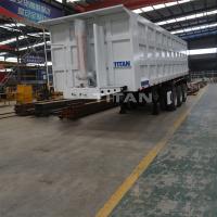 China China low price 30CBM tipper trailer  3 axle 70 ton dump trailer end dump trailer for sale