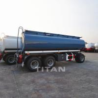 China 20CBM  Chemical liquid tank trailer  Asphalt tank trailer full trailer for sale