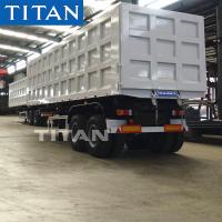 China TITAN 2 axles 50 / 60 / 70ton  tipper trailer Dump Truck Trailer for sale
