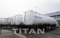 China 3 axle diesel fuel trailer 45,000/47000 liters Fuel Tanker Trailer for sale