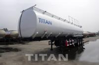 China 3 axle diesel fuel trailer 45,000/47000 liters Fuel Tanker Trailer for sale